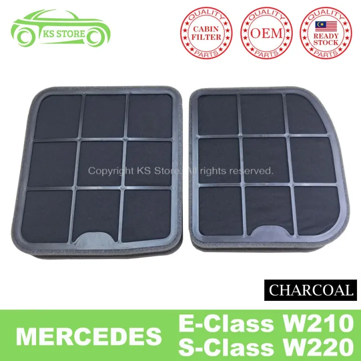 Mercedes E Class W210 S Class W220 Interior Charcoal Cabin Air Filter ...