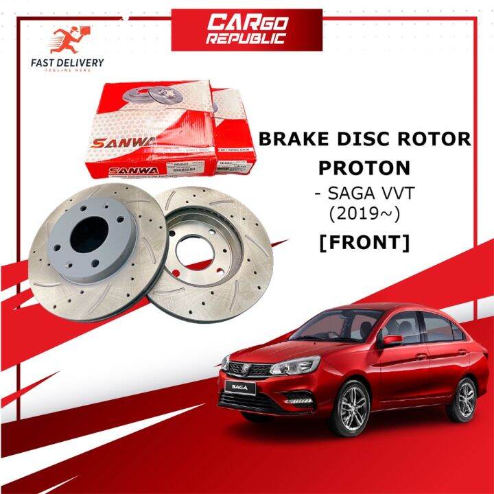 Sanwa Sport Disc Brake Rotor Proton Saga VVT (2019~) Front (Depan ...