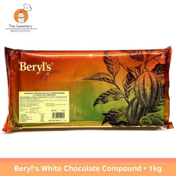 Beryl's White Chocolate Compound Block 1kg | Lazada PH