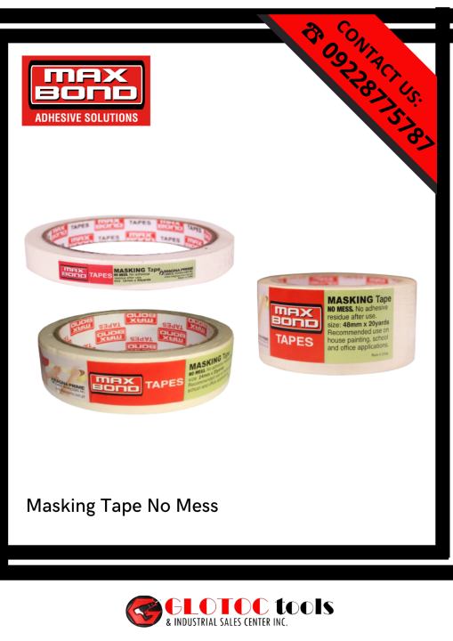 MAX BOND Masking Tape No Mess | Lazada PH