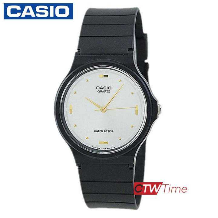 Casio นาฬิกาข้อมือผู้ชาย สายยางเรซิ่น รุ่น MQ-76-7A1LDF (หน้าปัดสีขาว) | Lazada.co.th