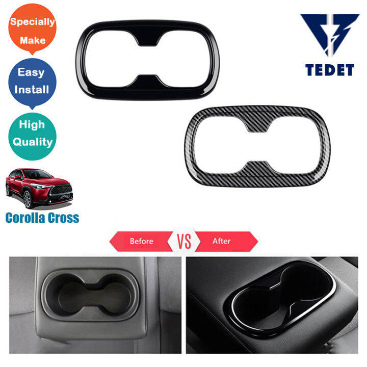 Toyota Corolla Cross 2022 2023 Rear Seat Water Cup Holder Frame Cover ...