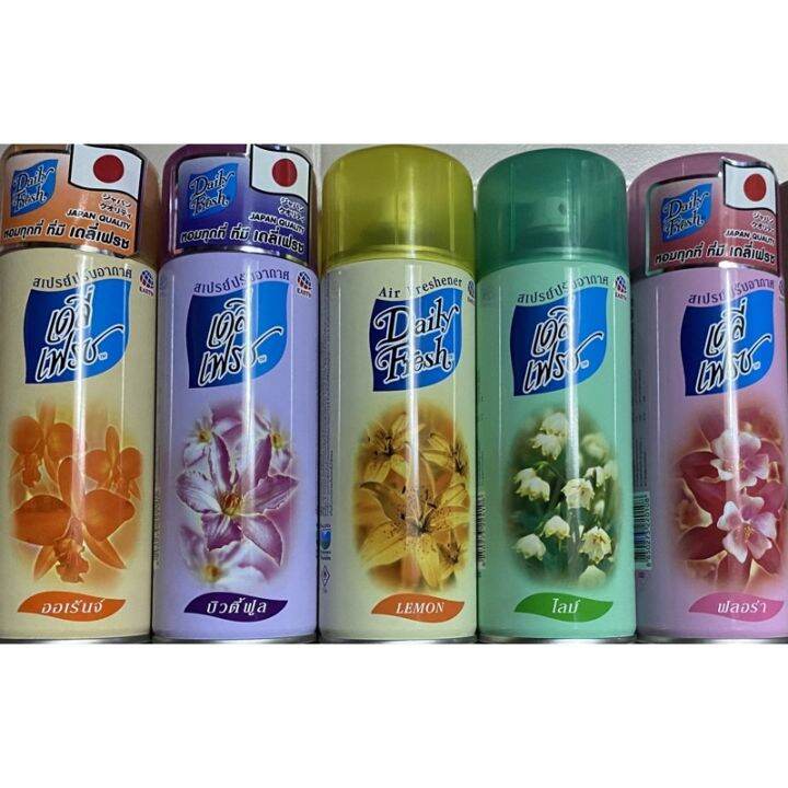 เดลี่เฟรช สเปรย์ Daily fresh กลิ่นฟลอร่า และกลินส้ม 300 มล. สเปรย์ปรับ ...