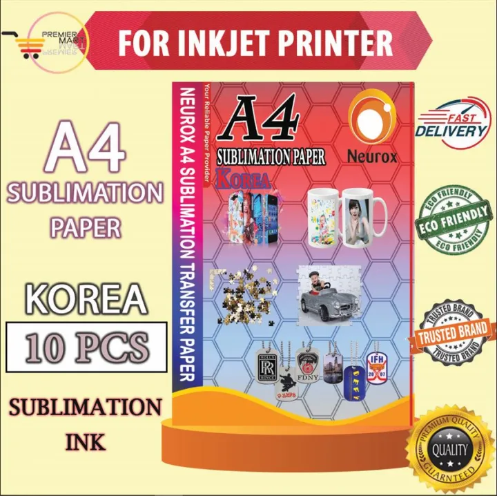 A4 KOREA SUBLIMATION PAPER (10PCS/PKT) | Lazada