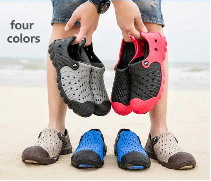 New Fashion crocs duralite adventure Breathable Splasher casual rubber ...