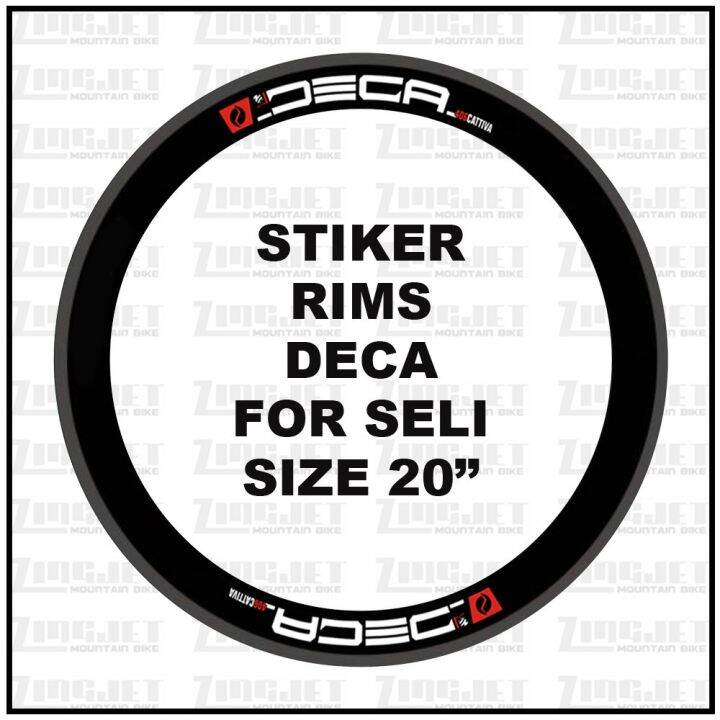 FESA Multicolor Deca Wheel Sticker Set for 20 Inch Folding Bike | Lazada