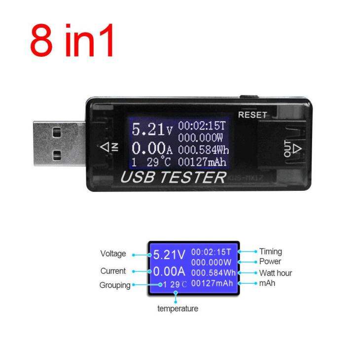 Tool Nest Mini LCD USB Voltage Current Detector Mobile Power Charger ...