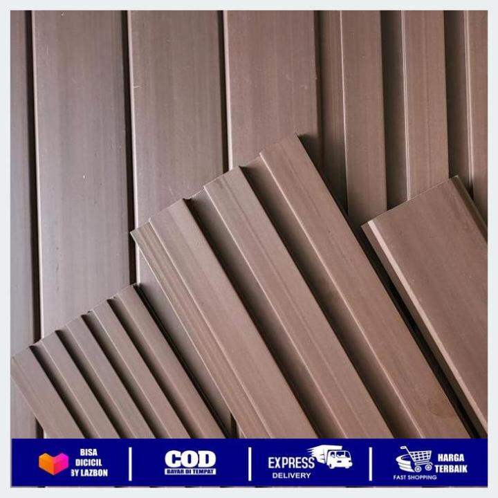 PROMOSI WPC WALLPANEL WALL PANEL UKURAN PANJANG 1 METER SELAMAT DATANG ...