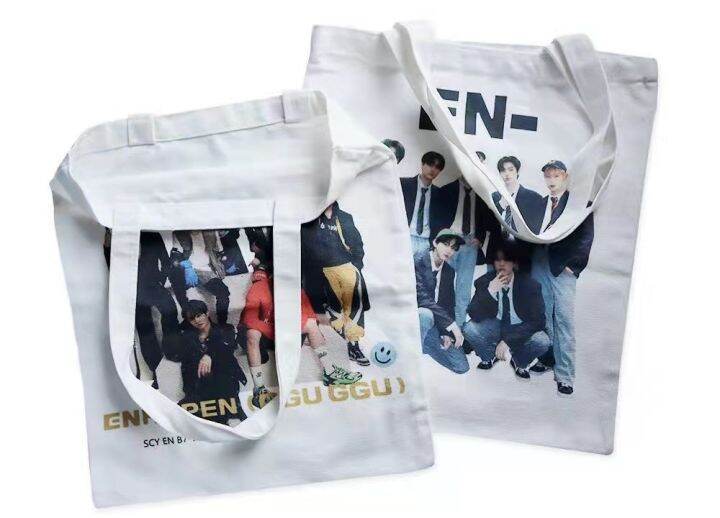 PAPERMON BTS ENHYPEN CANVAS TOTE BAG KPOP | Lazada PH