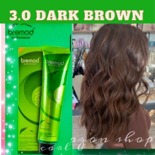 BREMOD 3.0 DARK BROWN Hair color with Oxidizer Cream (100ml) | Lazada PH