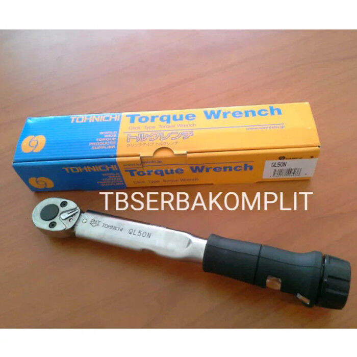 Tohnichi QL-50N Torque Wrench Ratchet Head Range 10NM-50NM Tonichi | Lazada Indonesia