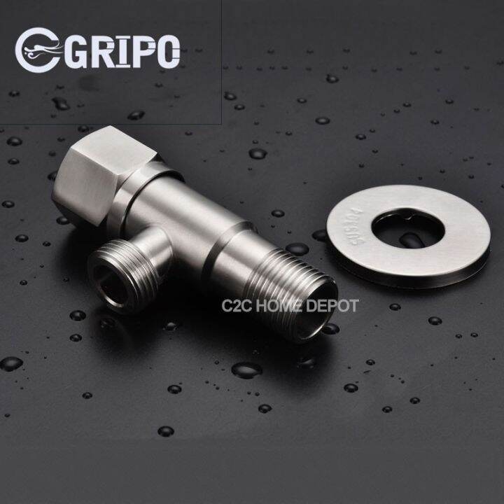 GRIPO sus304 stainless one way angle valve (GR802) Home improvement ...
