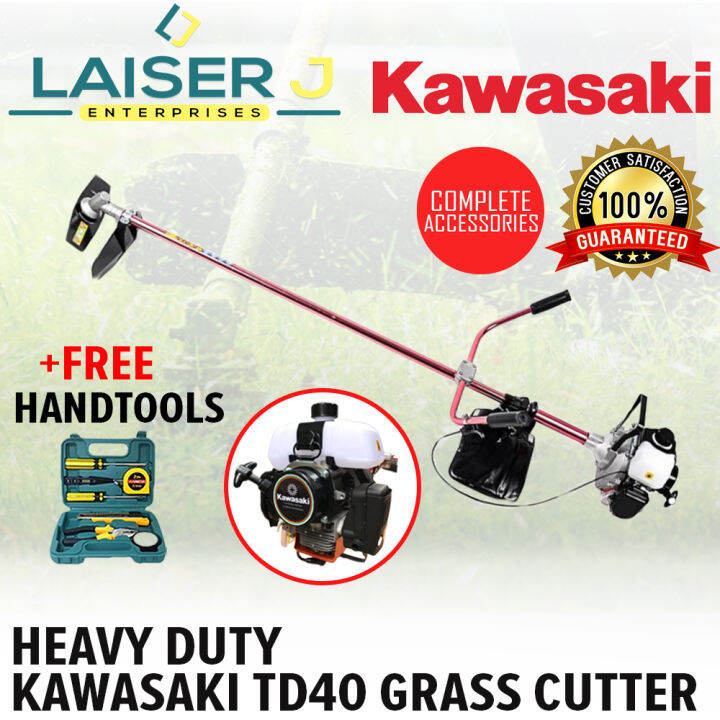 Kawasaki TD40 Grass Cutter Complete Accessories with Free Hand Tools ...
