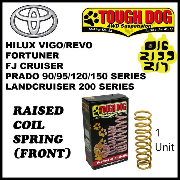 [Tough Dog] Coil Springs for Toyota Hilux Vigo/Revo Fortuner FJ Cruiser ...