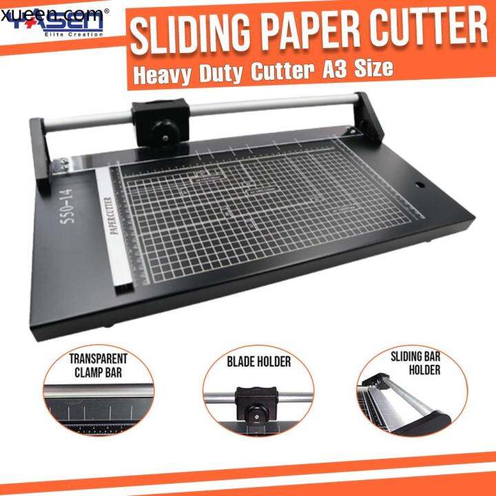 【READY STOCK】 Officom Sliding Paper Cutter A3 Heavy Duty Cutter Sliding ...