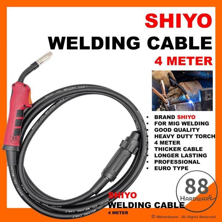 3 M 4 Meter MB15 mig torch / mig welding torch / mig cable torch / co2 ...