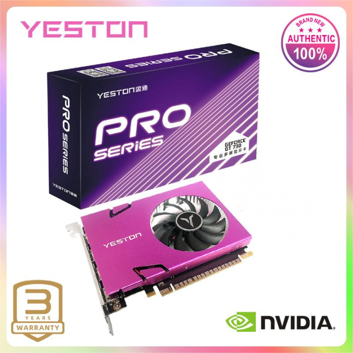 Yeston GT 730 2G 4HDMI GA 128bit Graphics Card PCIE 2.0 DDR3 Video Card ...