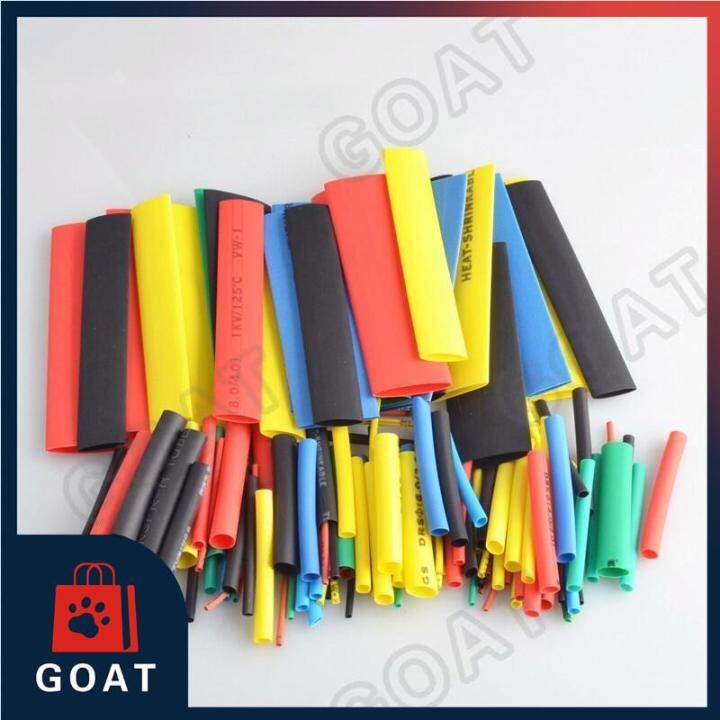 530 Pcs/Set Bagged Polyolefin Shrinking Heat Shrink Tube Wire Cable ...