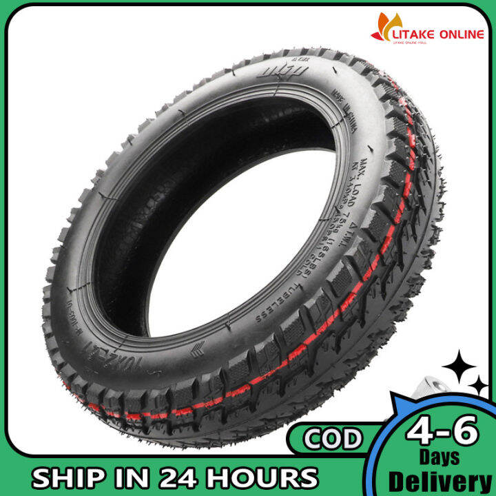 Ban Pneumatik Off Road Skuter Listrik 10 Inci, Ban Vakum Skuter Listrik 10X2-6.1 Kompatibel ...