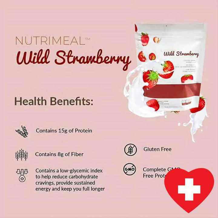 Nutrimeal Wild Strawberry 100% Genuine ( 540 grams ) | Lazada PH