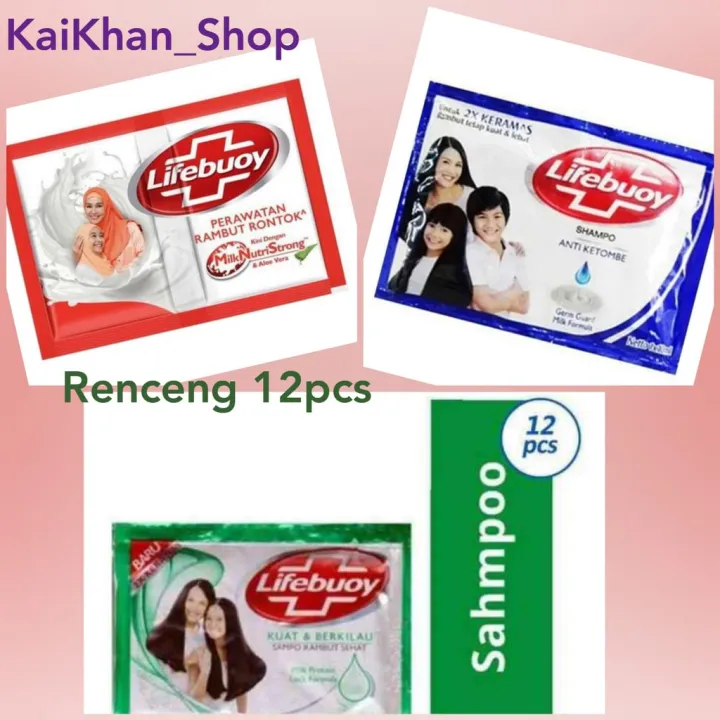 Lifebuoy Shampo Kemasan Renceng 9ml [ Renceng 12pcs ] | Lazada Indonesia