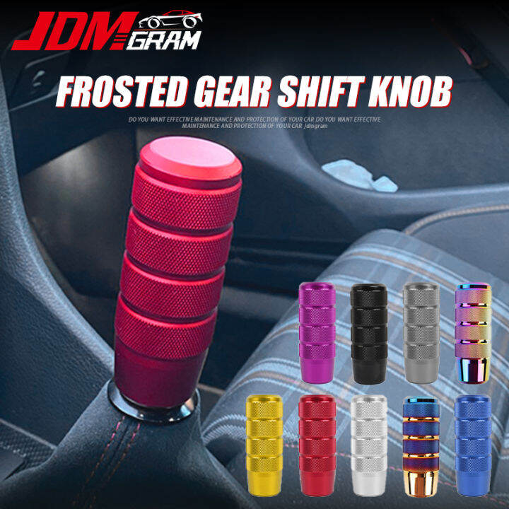 Universal Car Gear Knob Manual Automatic 95mm Auto Frosted Non-Slip ...