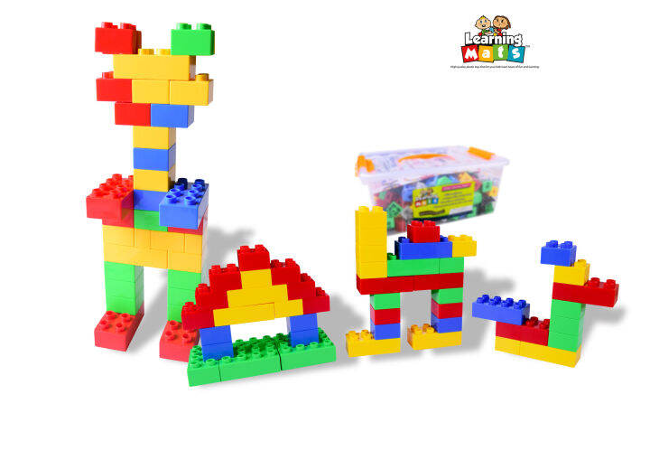 **ของเล่นปลายเปิดเสริมจินตนาการ** Standard 4 Color Block Set ชุดตัวต่อ ...