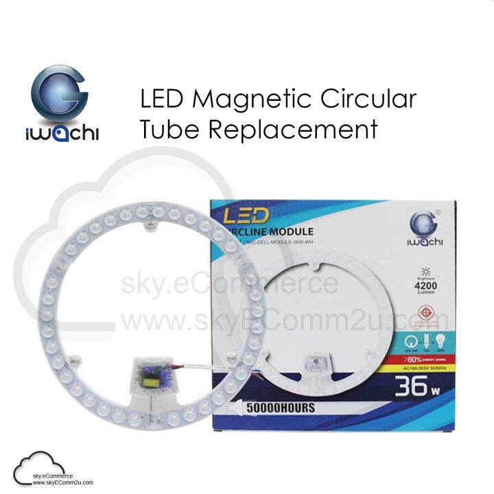 36W LED Magnet Circular Tube Replacement Round Ceiling Light Circular ...