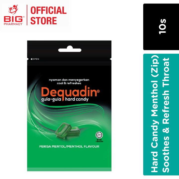 Dequadin Hard Candy Menthol 10s (Zip） | Lazada