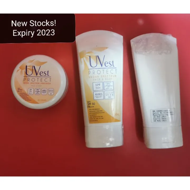 Ready Stock】 New Stocks Uvest Protect Broad-spectrum Sun screen | Lazada PH