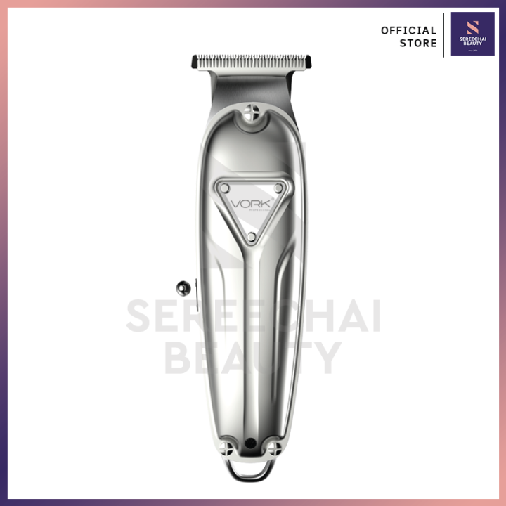 VORK PROFESSIONAL ปัตตาเลี่ยนไร้สายทริมเมอร์สีเงิน Chrome Edition รุ่น ...