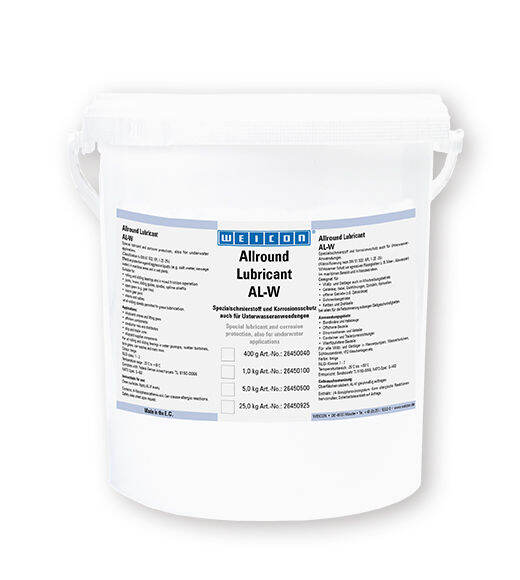 WEICON AL-W High-Performance Grease 5 kg, special lubricant also for ...