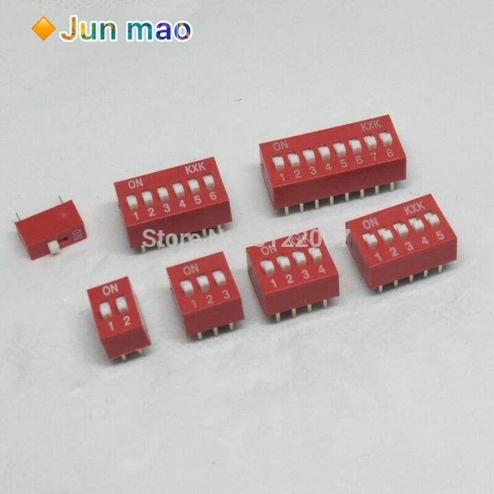 10pcs Type Switch Module 1 2 3 4 5 6 7 8 10 Pin 2.54mm Position Way Dip ...