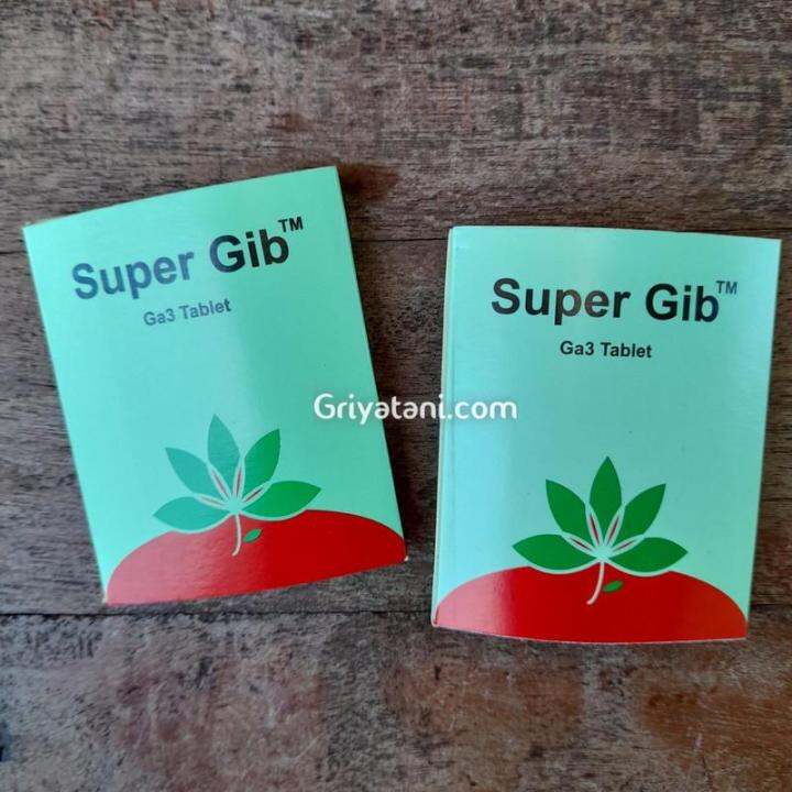 Super Gib - Zat Pengatur Tumbuh - Gibberellin Acid Tablet 20% | Lazada ...