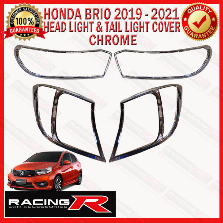 Brio 2019 - 2024 Head Light and Tail Light Cover Chrome Garnish ...