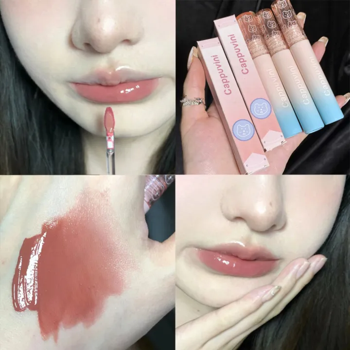 Bear lip gloss glossy lip gloss lightening lip wrinkles moisturizing ...