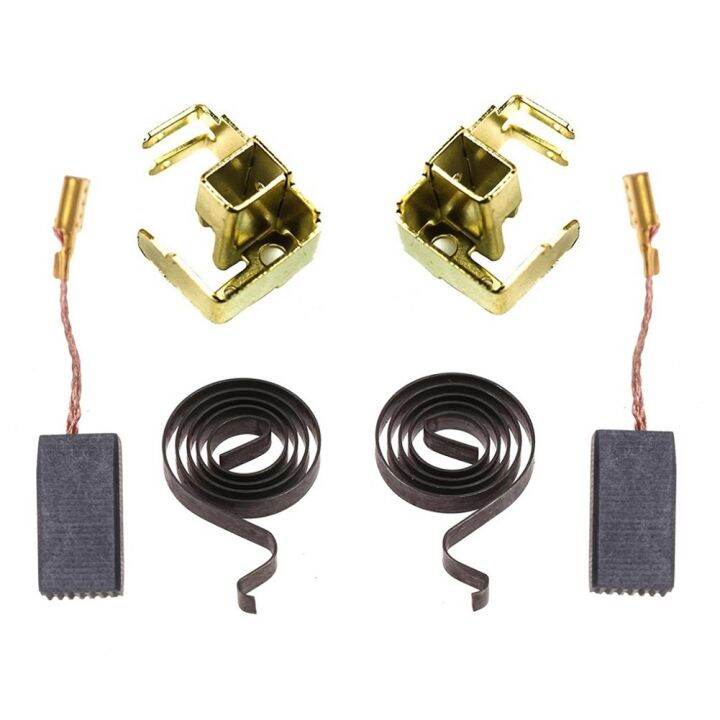 6Pcs Angle Grinder Parts Carbon Brush Spring Holder Set for Boschs GWS6 ...