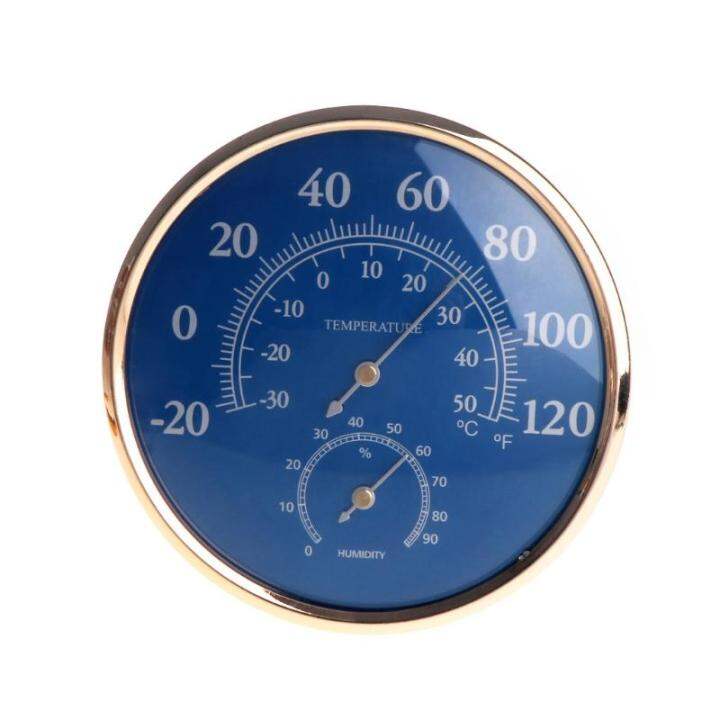 Large Round Thermometer Hygrometer Temperature Humidity Monitor Meter ...