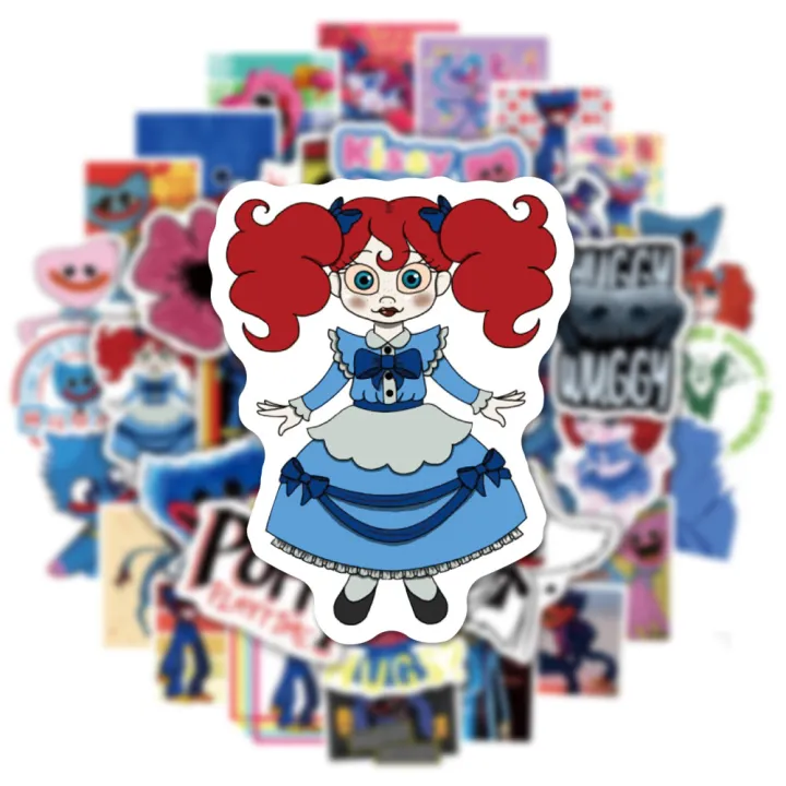 103050pcs Poppy Playtime Game Stickers Toys Huggy Wuggy Cartoon Anime ...