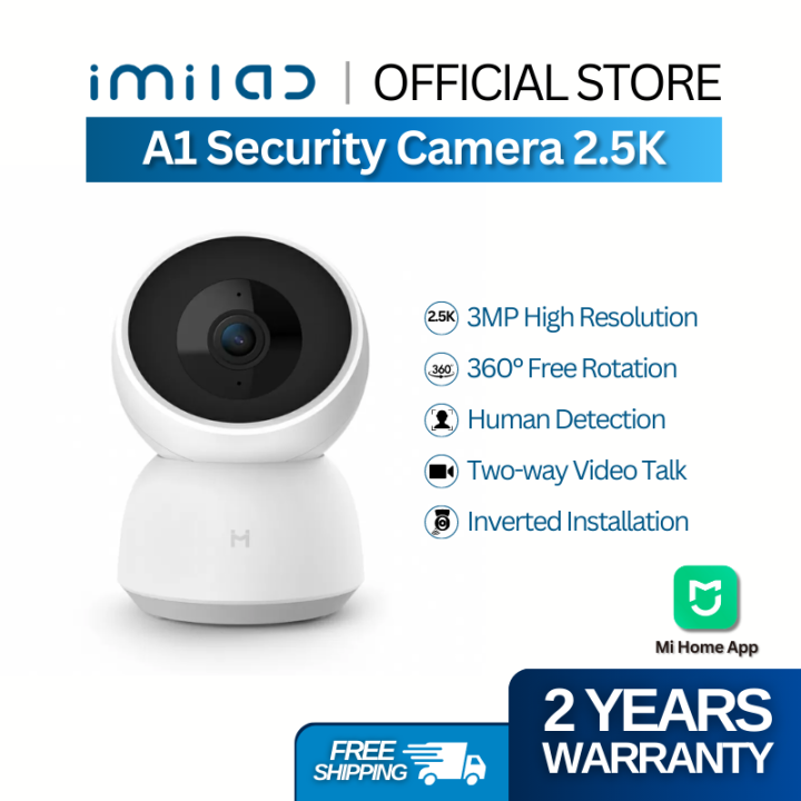 IMILAB Home Security Camera A1 3MP High-Resolution (2 Years Malaysia ...