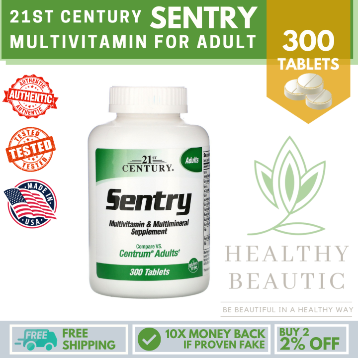 21st Century, Sentry, Multivitamin & Multimineral Supplement, 300 ...