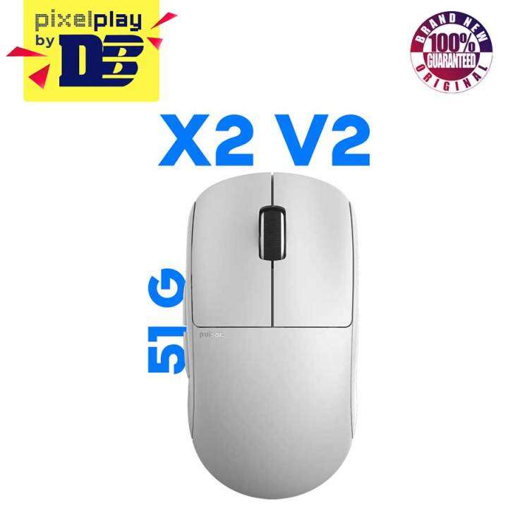 Pulsar X2 V2 Symmetrical Wireless Gaming Mouse Size 1 (White) (PX2212 ...