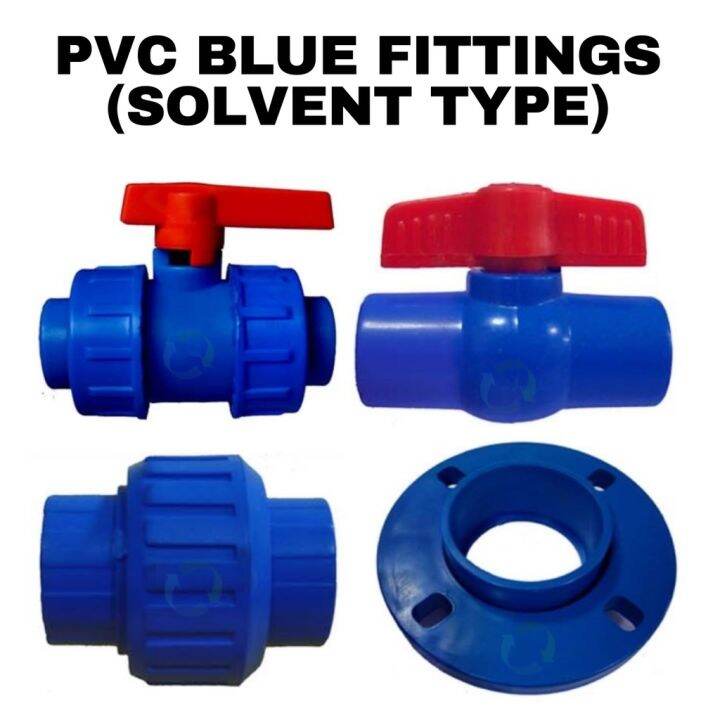 COD PVC Blue Fittings 1/2 to 2 ( Double Union Ball Valve and Plain ...