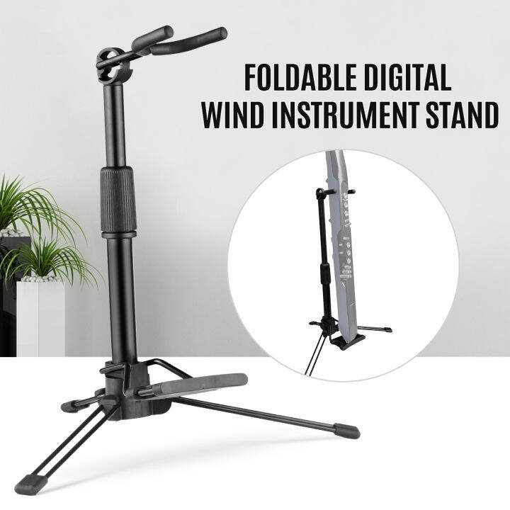 Muslady Foldable Digital Wind Instrument Stand Adjustable Metal ...