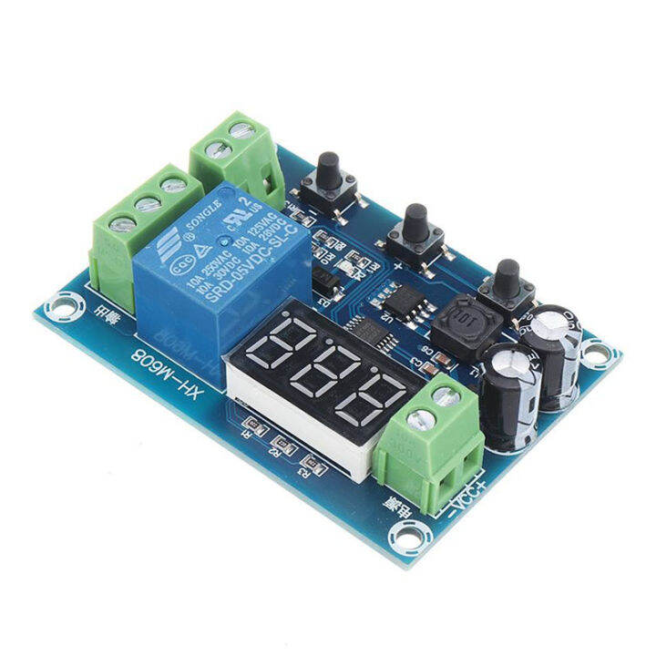 XH-M608 DC 6-40V Battery Charge Discharge Module Integrated Voltmeter ...