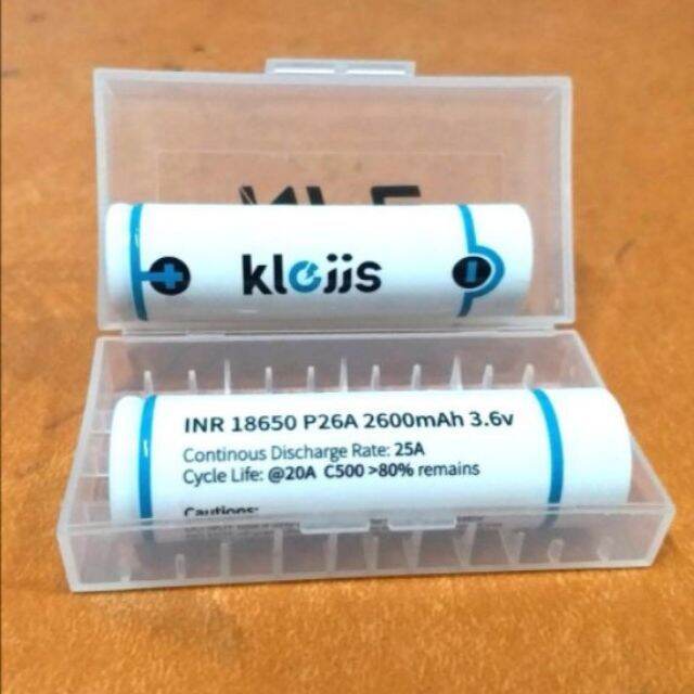 MOLICEL Klejis NASA Battery INR 18650 P26A 2600mah 3.6v | Lazada PH