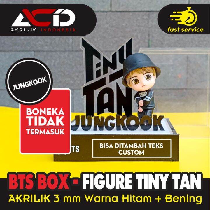 BTS BOX - TINY TAN Figure Akrilik 3 mm - JUNGKOOK | Lazada Indonesia