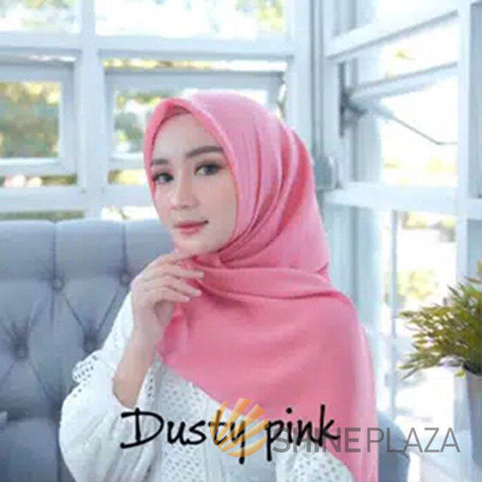 Bella square Bella Square Hijab Segiempat Part 1 - Dusty Pink | Lazada ...