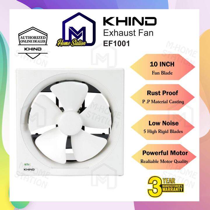 [SALE] Khind (Kipas Ekzos) Exhaust Fan (8” Inch) EF8001EF1201 Wall Type ...
