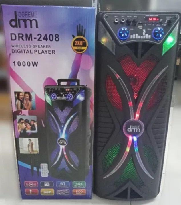 DOREMI DRM-2408 PORTABLE WIRELESS SPEAKER DIGITAL PLAYER 1000W | Lazada PH